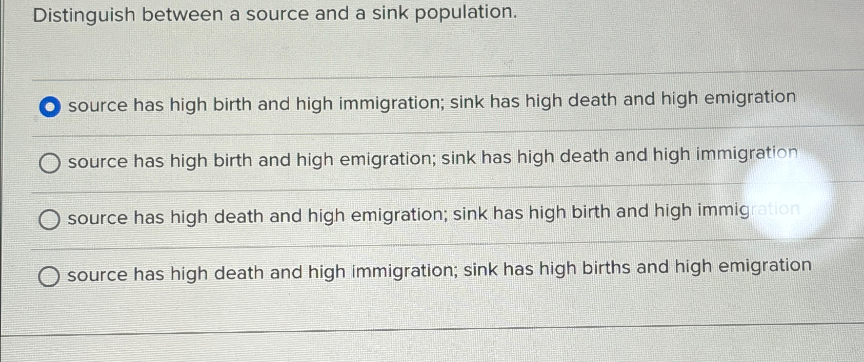 Solved Distinguish between a source and a sink | Chegg.com