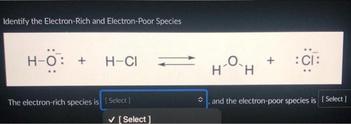 Solved Identify the Electron-Rich and Electron-Poor | Chegg.com