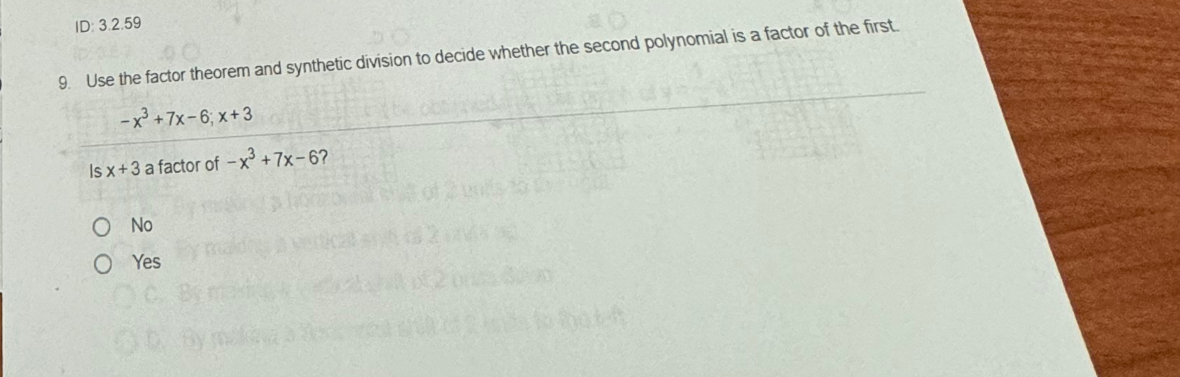 Solved 9. ﻿Use the factor theorem and synthetic division to | Chegg.com