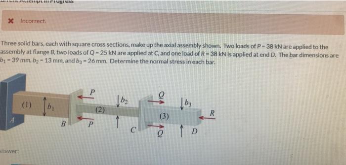 Solved Τα ταττε πιεττι τεΙΓΙΟΝΕΣ X Incorrect Three solid | Chegg.com