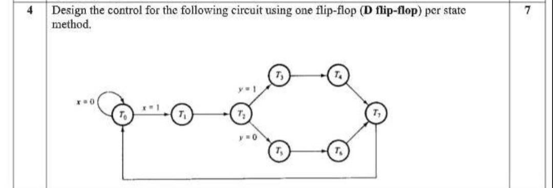 Solved Design the control for the following circuit using | Chegg.com