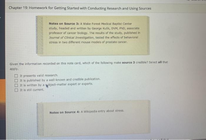 Solved Chapter 19: Homework for Getting Started with | Chegg.com