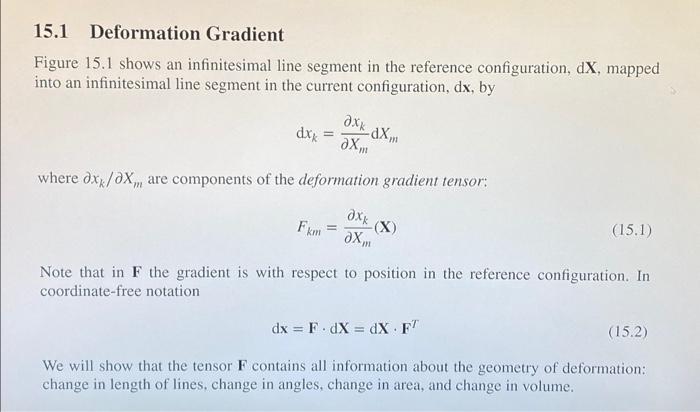 Solved 15.3 The motion of a continuum is given by | Chegg.com
