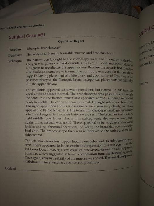 Once again, easy bruisability of the mucosa was | Chegg.com