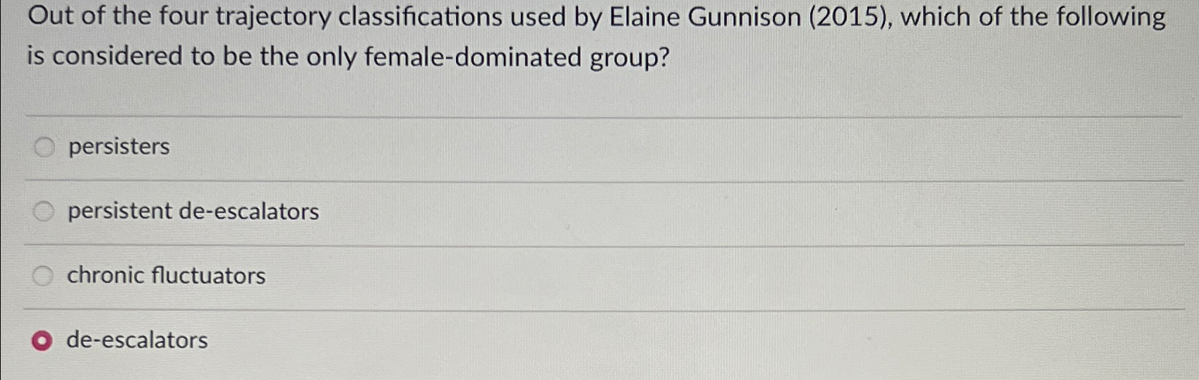 Solved Out of the four trajectory classifications used by | Chegg.com