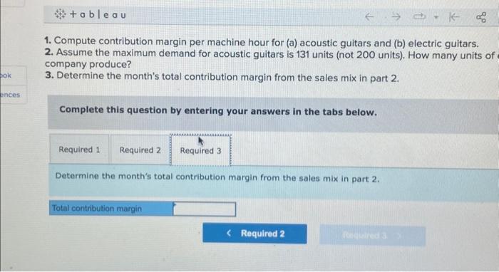 Solved Compute contribution margin per machine hour | Chegg.com