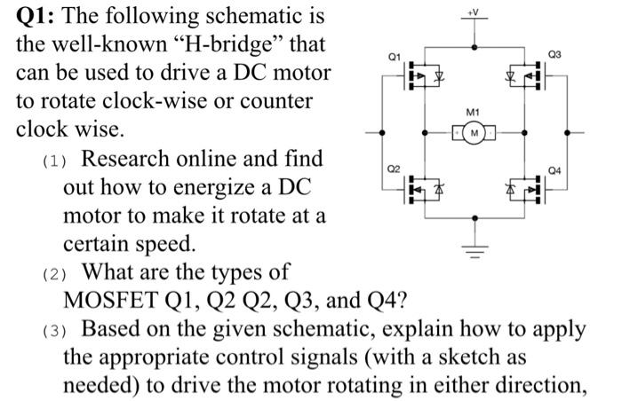 Solved Q1: The following schematic is the well-known | Chegg.com