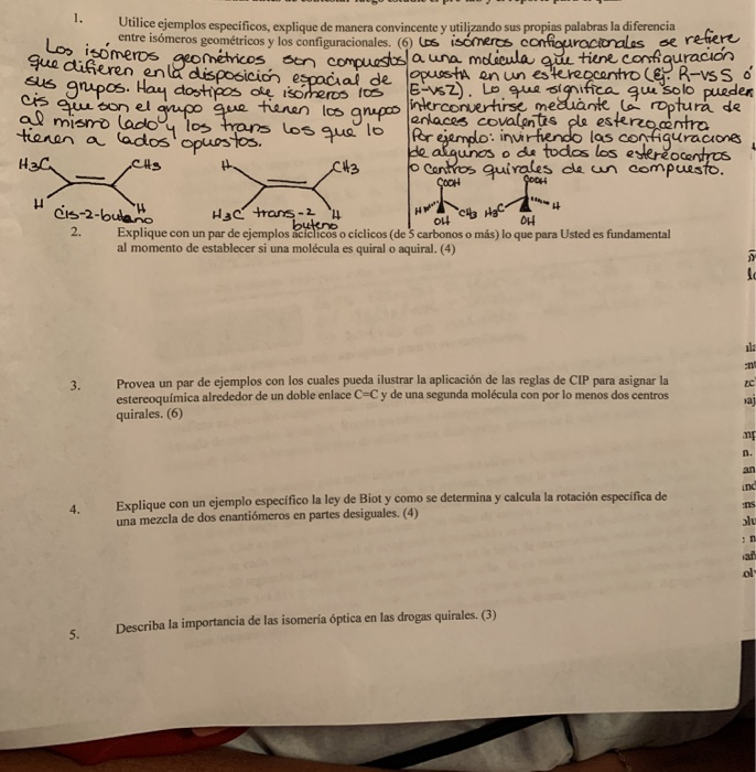 Solved 1 Explain With A Couple Of Acyclic And Cyclic Chegg