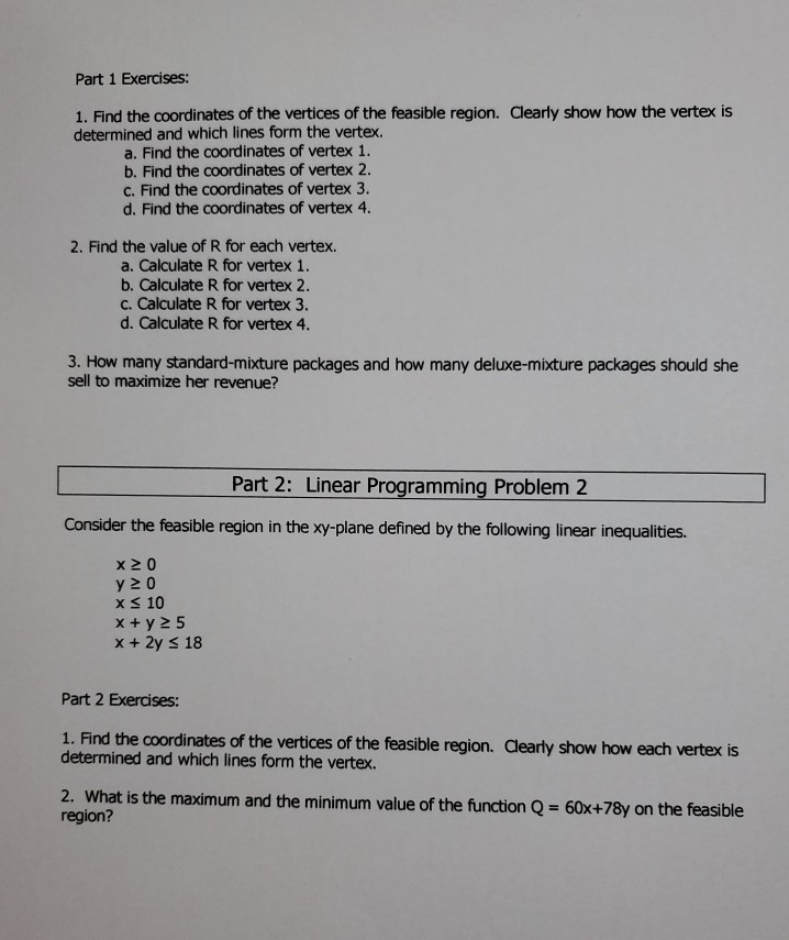 Solved Part 1: Linear Programming Problem 1 A confectioner | Chegg.com
