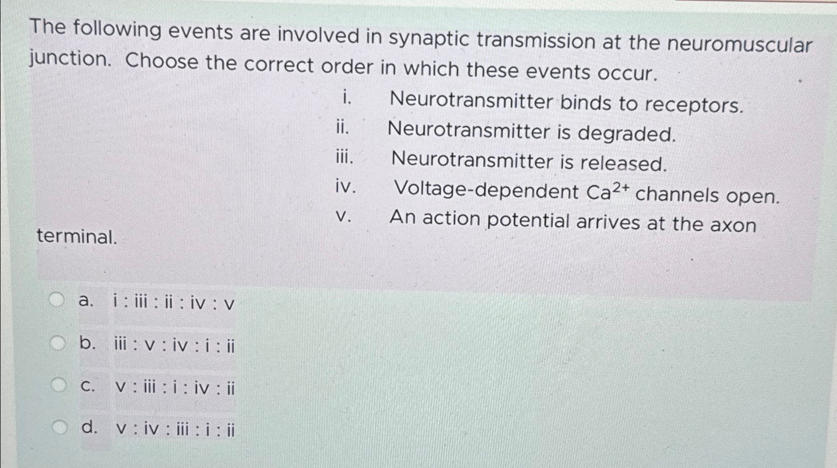 Solved The following events are involved in synaptic | Chegg.com
