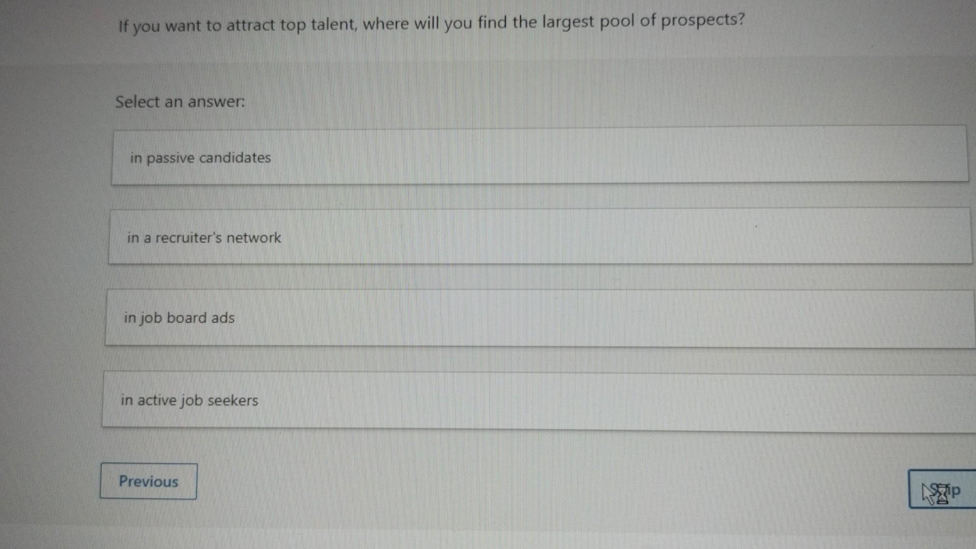 Solved If you want to attract top talent, where will you | Chegg.com