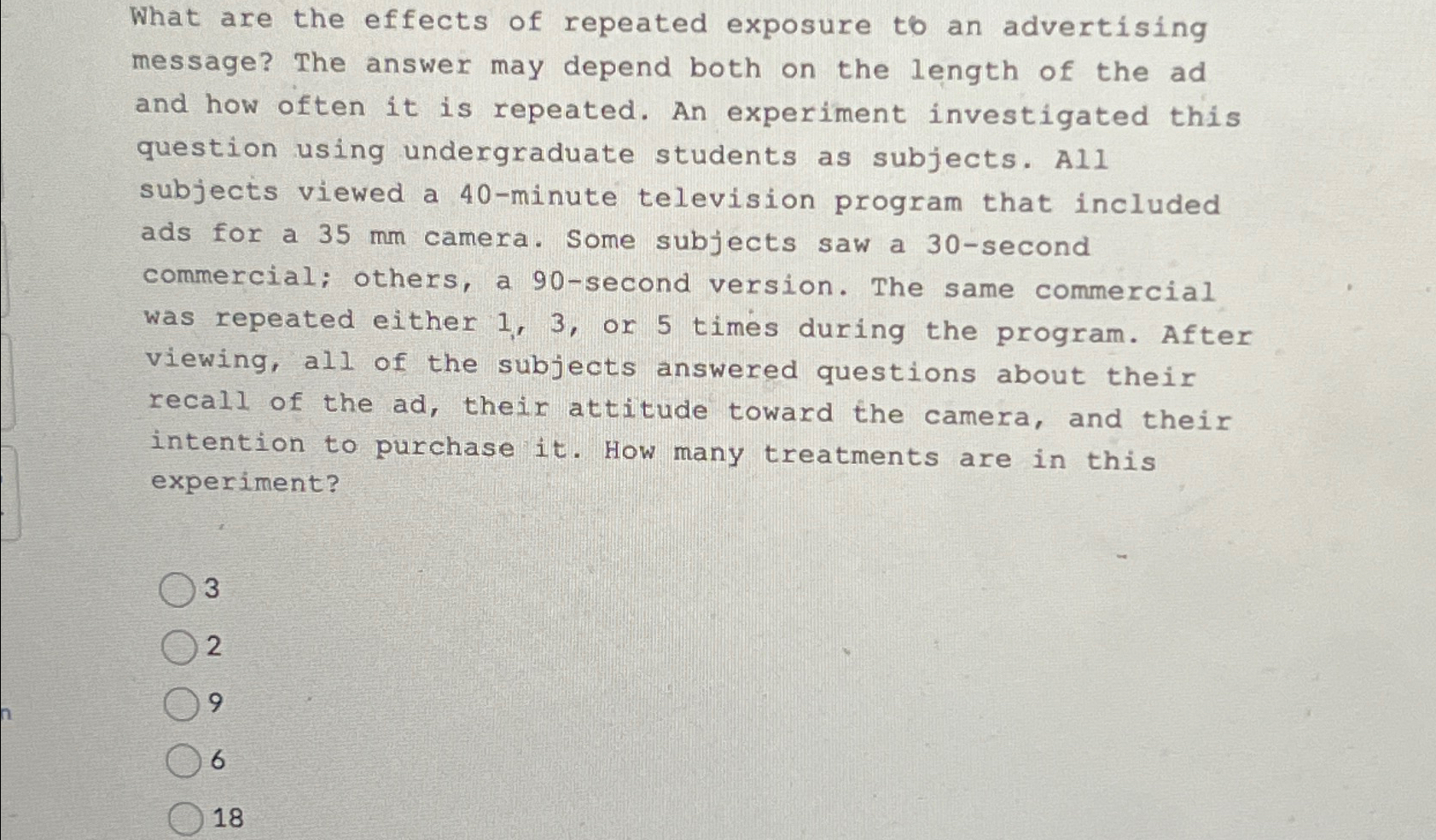 Solved What are the effects of repeated exposure to an | Chegg.com