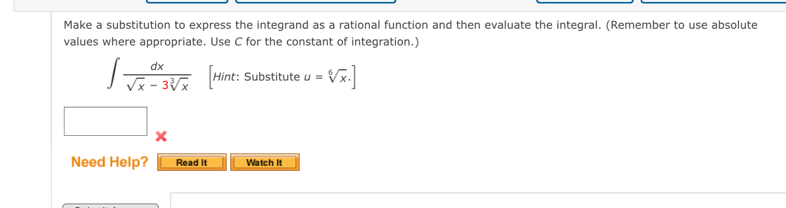 Solved Make a substitution to express the integrand as a | Chegg.com