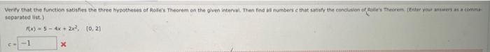 Solved separated iist.) f(x)=5−4x+2x2,[0,2] c- | Chegg.com