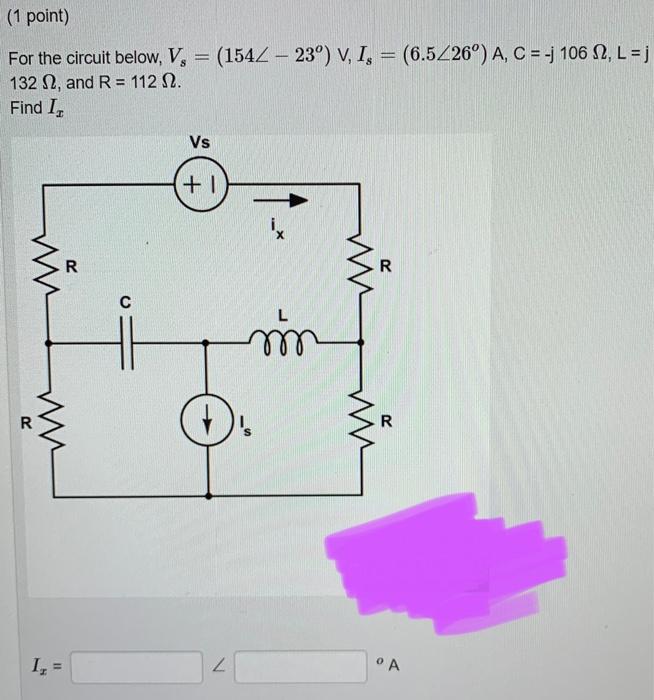 Solved For the circuit below, | Chegg.com