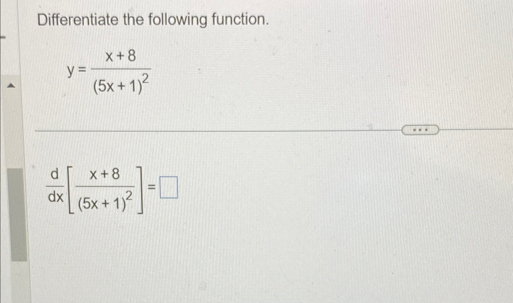 Solved Differentiate the following | Chegg.com