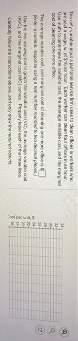 Solved The only variable input a janitorial service firm | Chegg.com