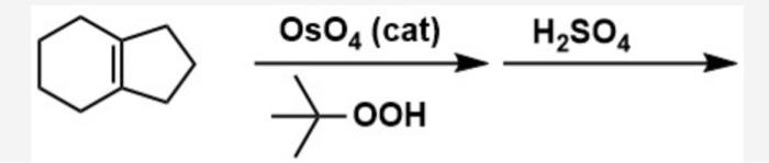 Solved λOOH OsO4 (cat) H2SO4 | Chegg.com