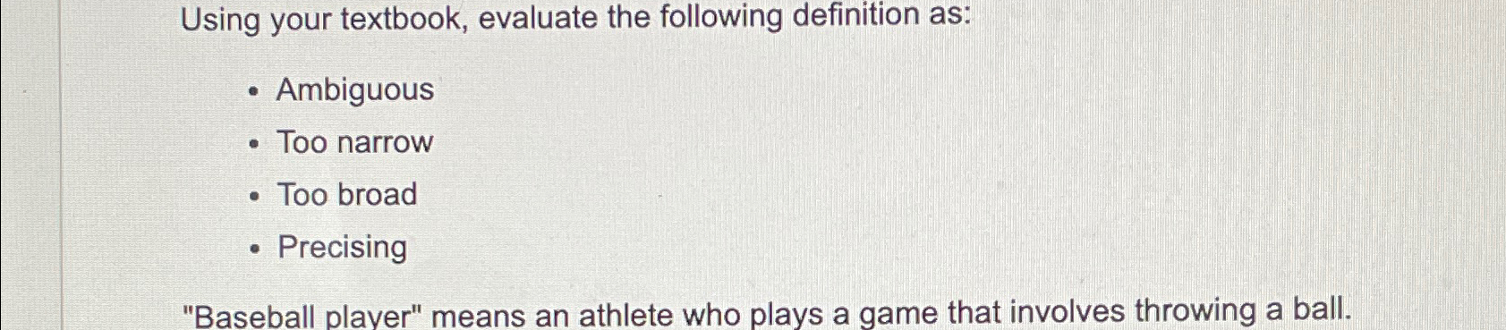 Solved Using your textbook, evaluate the following | Chegg.com