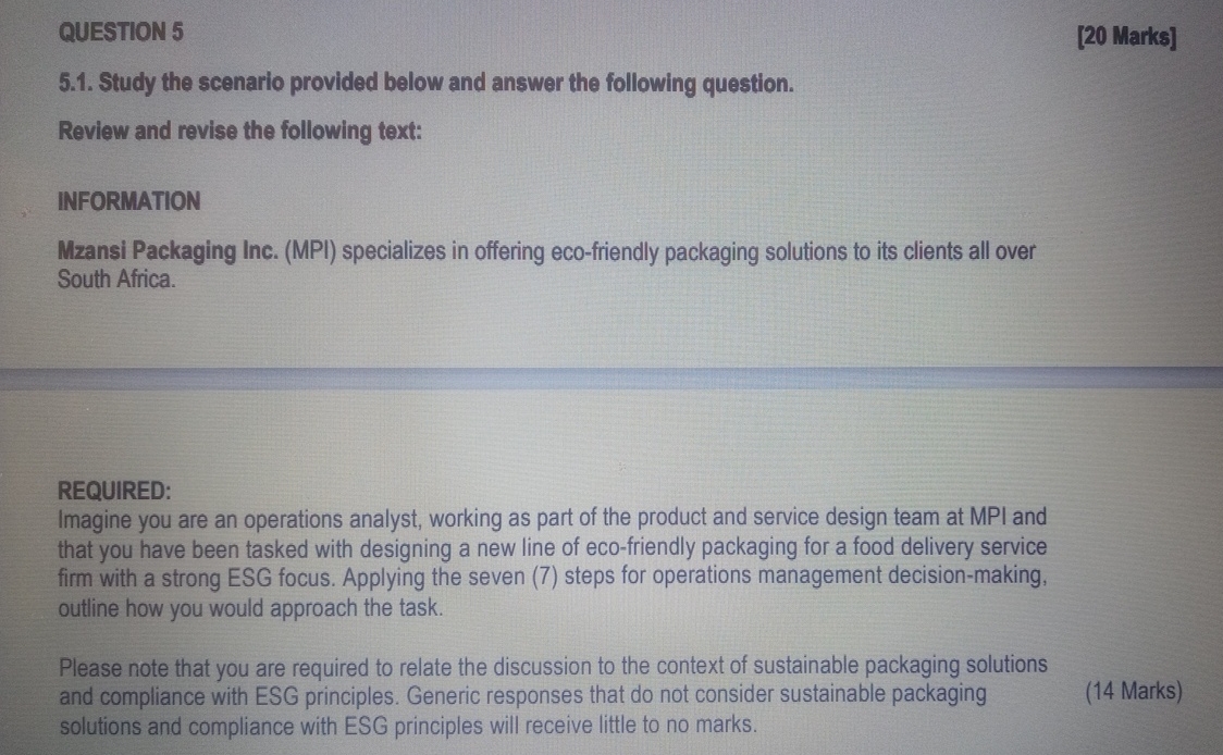 Solved SECTION A[40 ﻿MARKS]Answer ALL questions in this | Chegg.com
