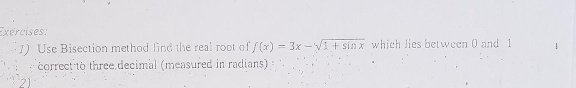 Solved Exercises: 1) Use Chebyshev formula of the third | Chegg.com
