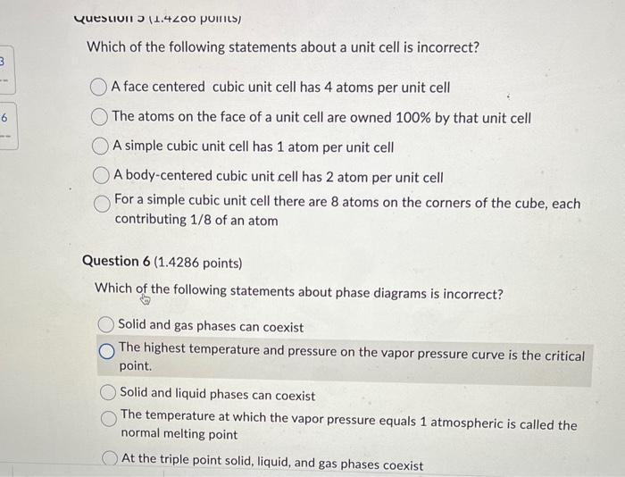 Solved Which of the following statements about a unit cell | Chegg.com
