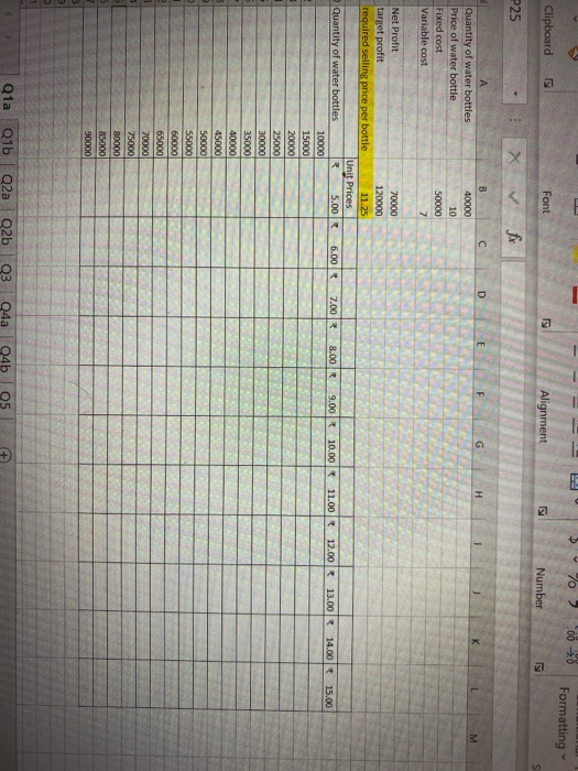 % 60 Formatting Clipboard F Font Alignment B Number | Chegg.com