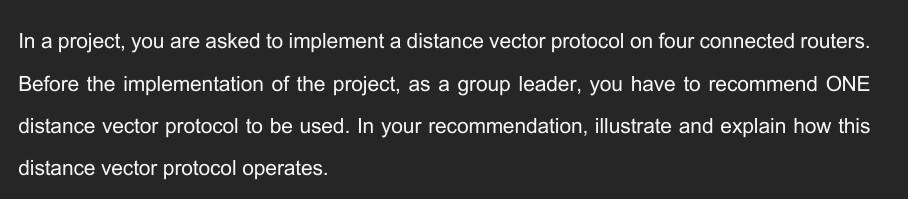 Solved In a project, you are asked to implement a distance | Chegg.com
