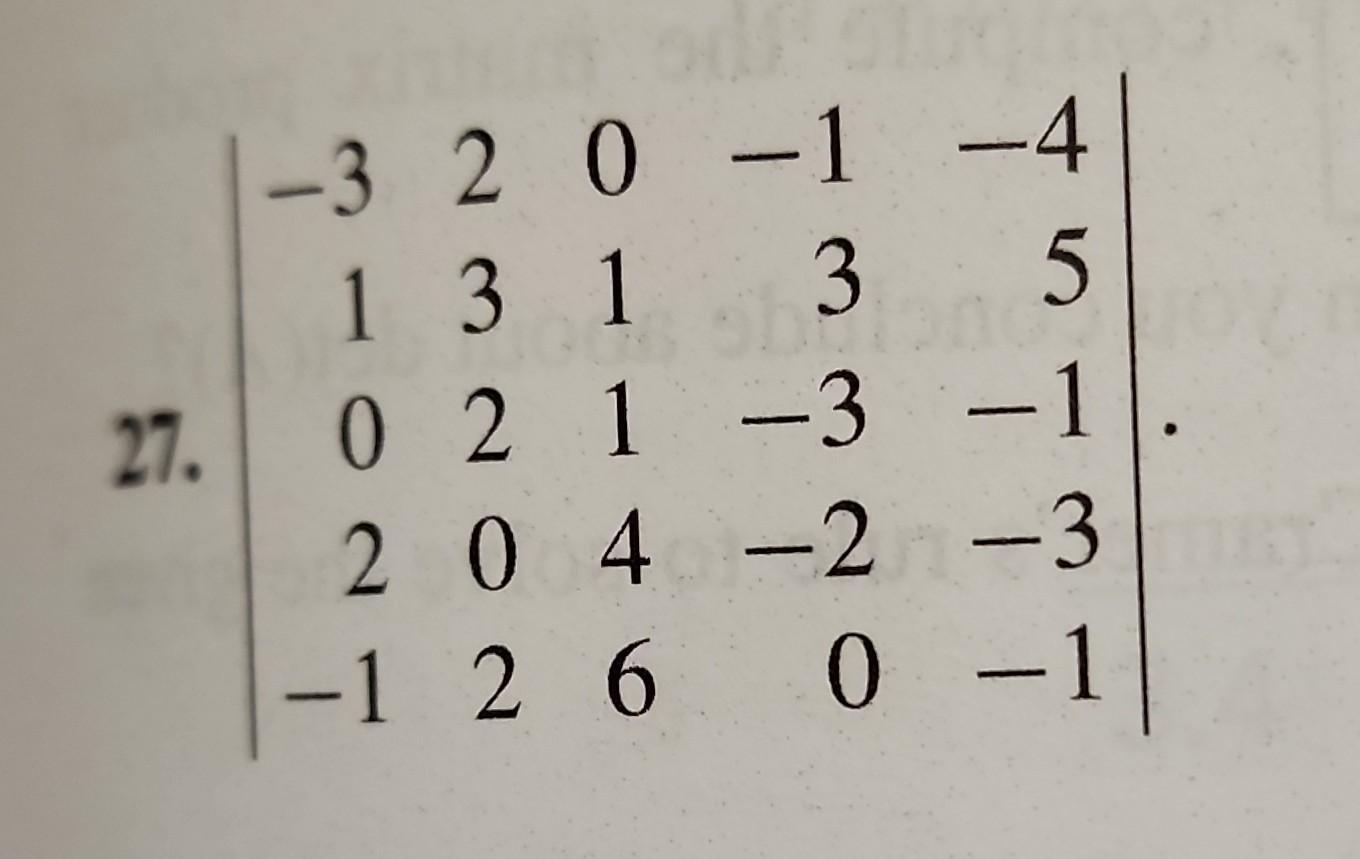 Solved For Problems 23-28, use elementary row operations | Chegg.com Solved For Problems 23-28, use elementary row operations | Chegg.com