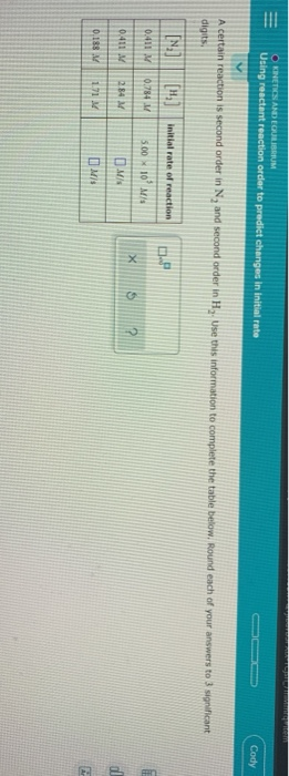 Solved KINETICS AND EQUILIBRIUM Using reactant reaction | Chegg.com