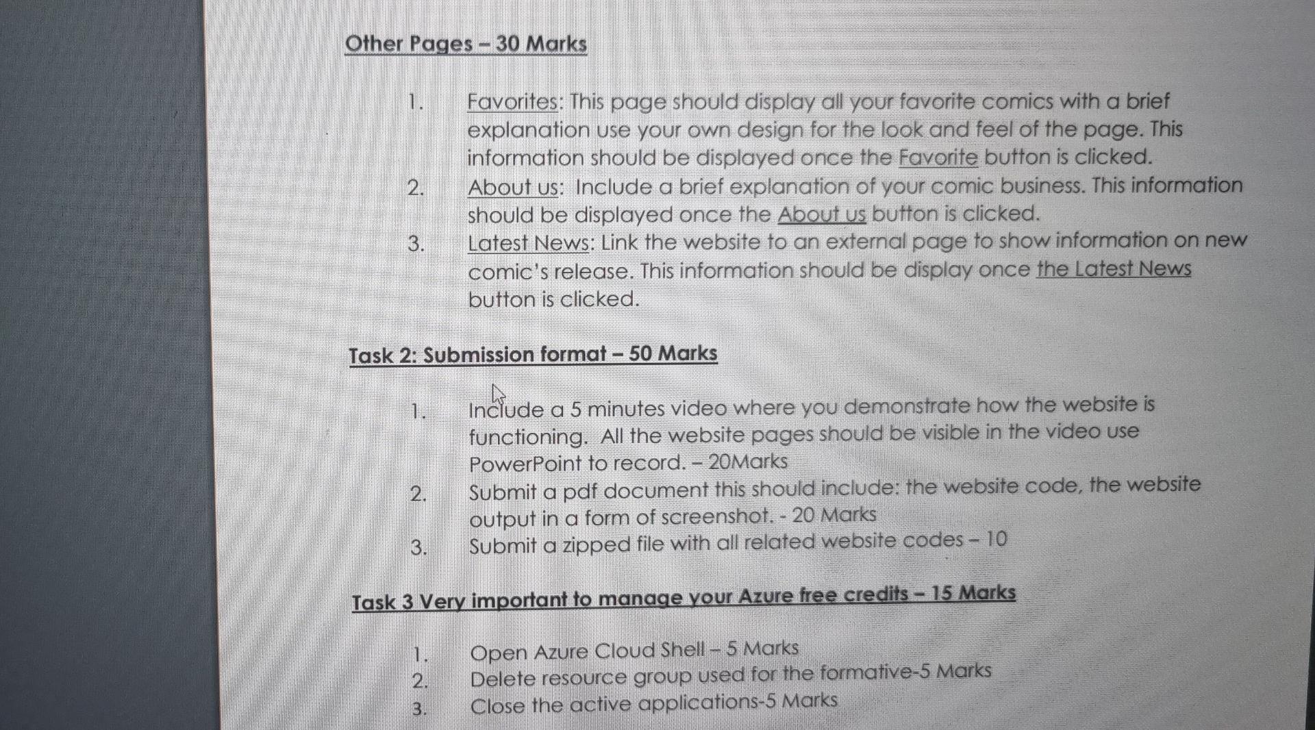 Solved Other Pages -- 30 Marks 2. Favorites: This page | Chegg.com