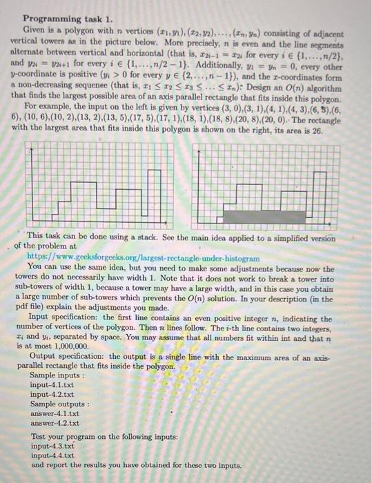 [solved] Pls Comment As You Go Programming Task 1 Given Is