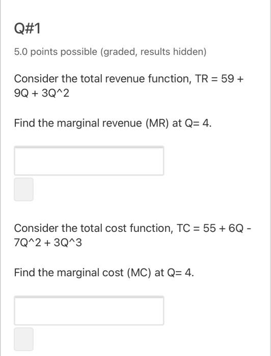 Solved Q#1 5.0 points possible (graded, results hidden) | Chegg.com