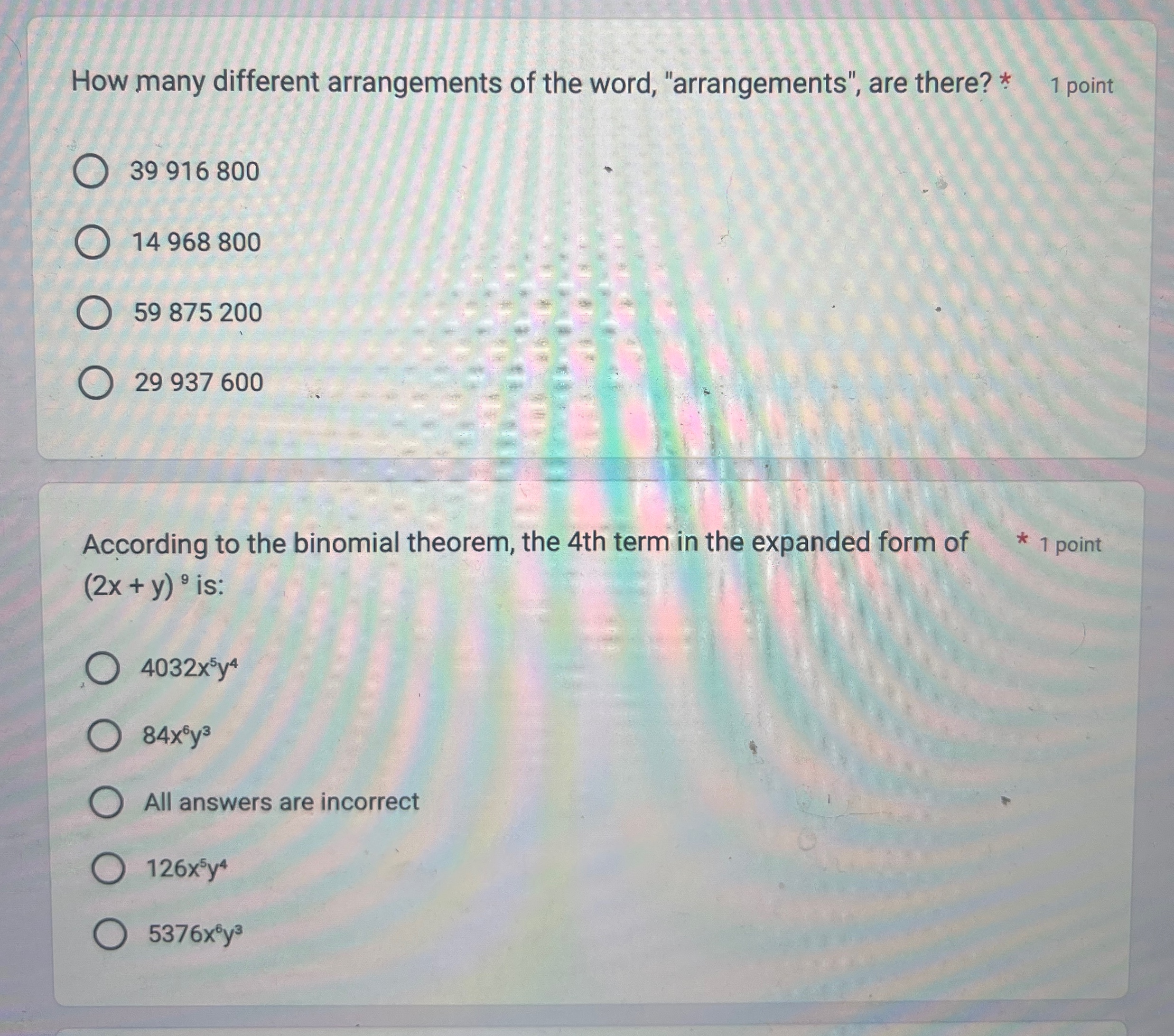 Solved How many different arrangements of the word, | Chegg.com