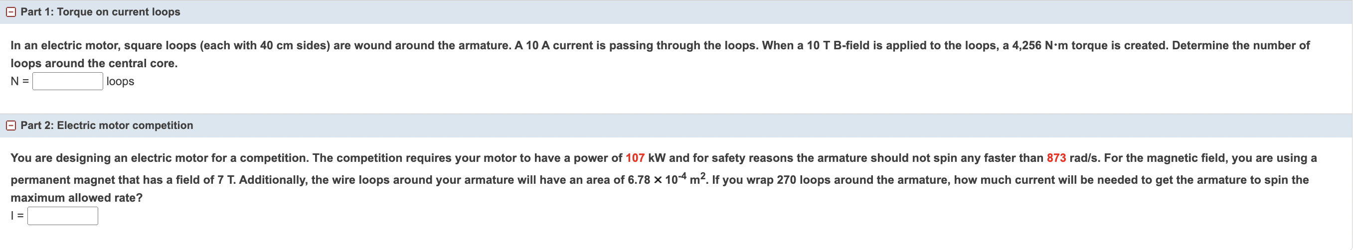 Solved ﻿Part 1: Torque on current loops loops around the | Chegg.com