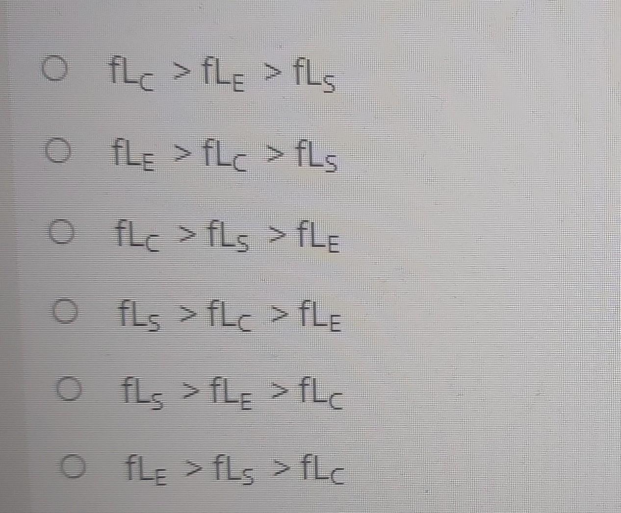 Solved Q3) Given the following values, which one is correct? | Chegg.com