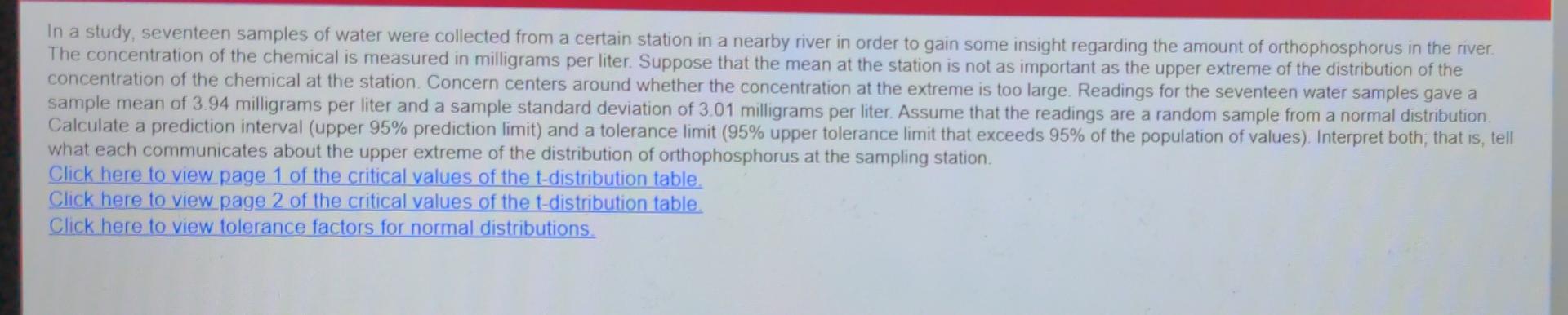 Solved - Find and interpret the upper 95% prediction | Chegg.com