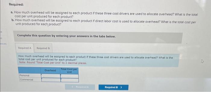 Exercise 9-41 (Algo) Activity-Based versus | Chegg.com