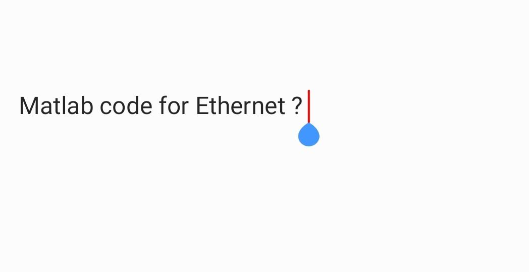 Solved Matlab code for Ethernet ? | Chegg.com