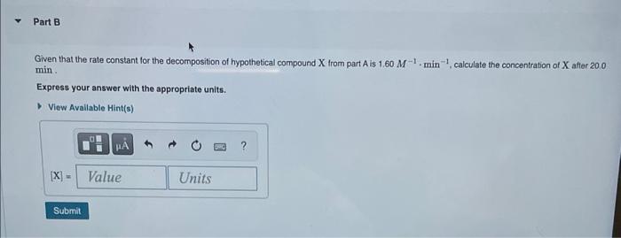 Solved The integrated rate law is an equation that describes | Chegg.com