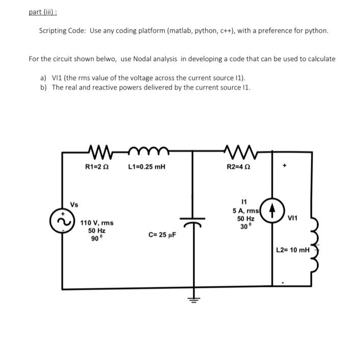 Solved Scripting Code: Use any coding platform (matlab, | Chegg.com