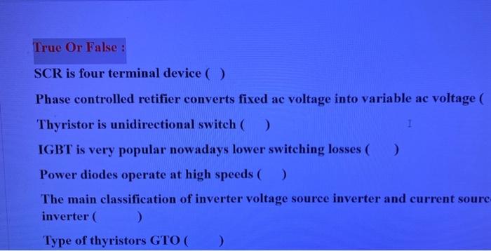 Solved SCR is four terminal device ( ) Phase controlled | Chegg.com
