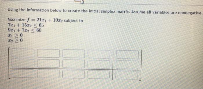 Solved Using the information below to create the initial | Chegg.com
