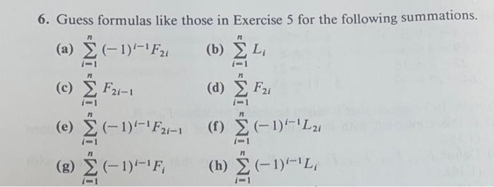 Solved What formulas are suggested by the following arrays? | Chegg.com