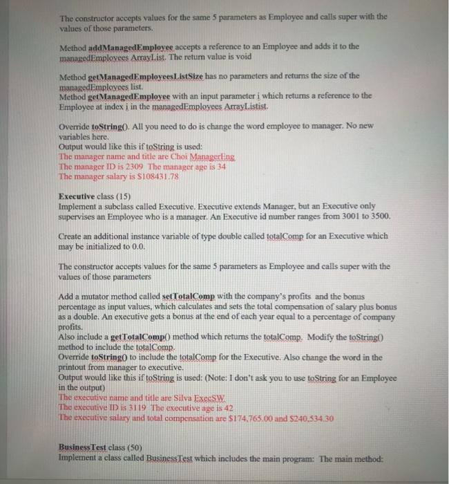 Solved 1. Business Model (110) A Simple Inheritance | Chegg.com