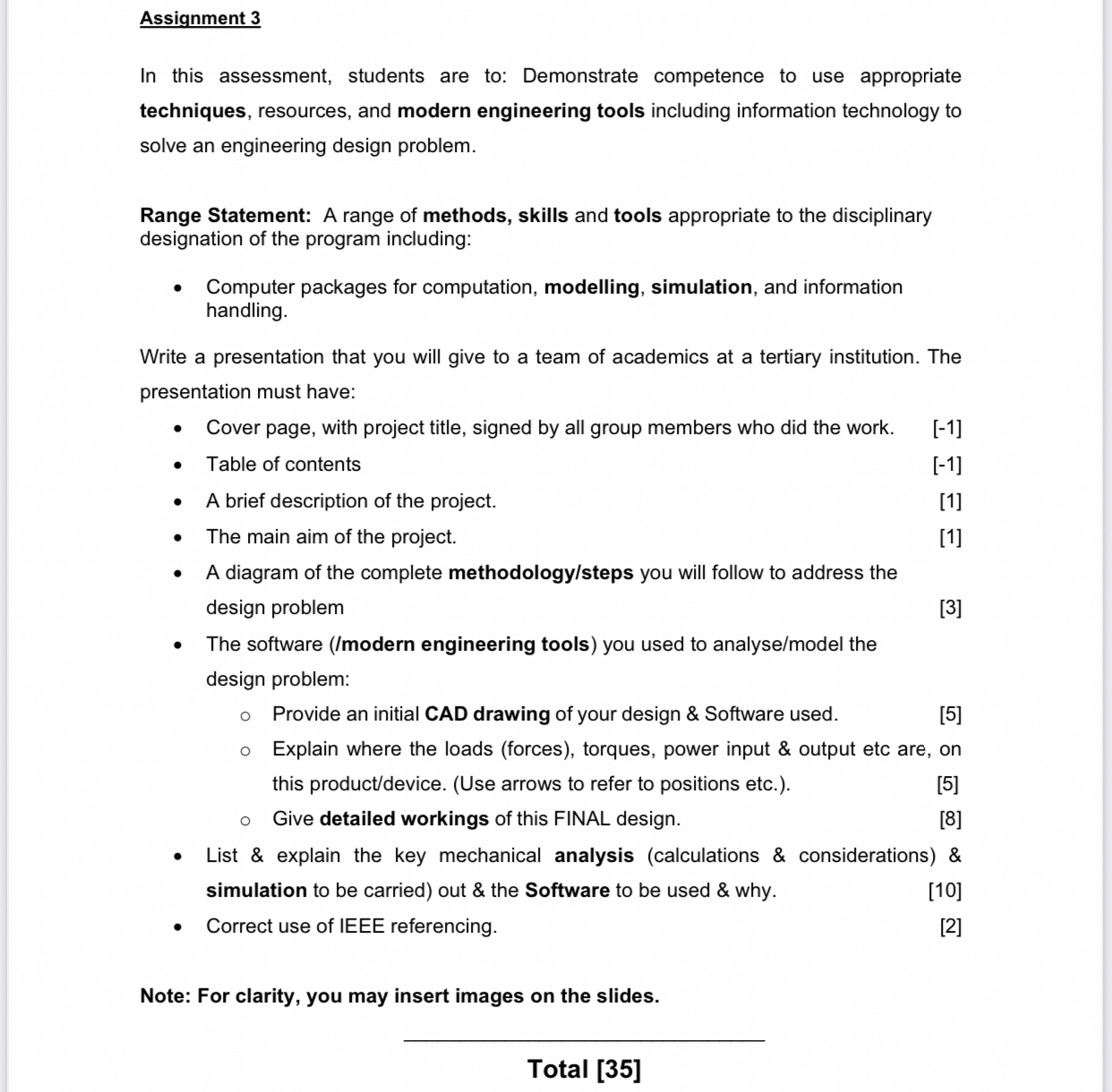 Solved Assignment 3I am designing an IC engine powered mini | Chegg.com