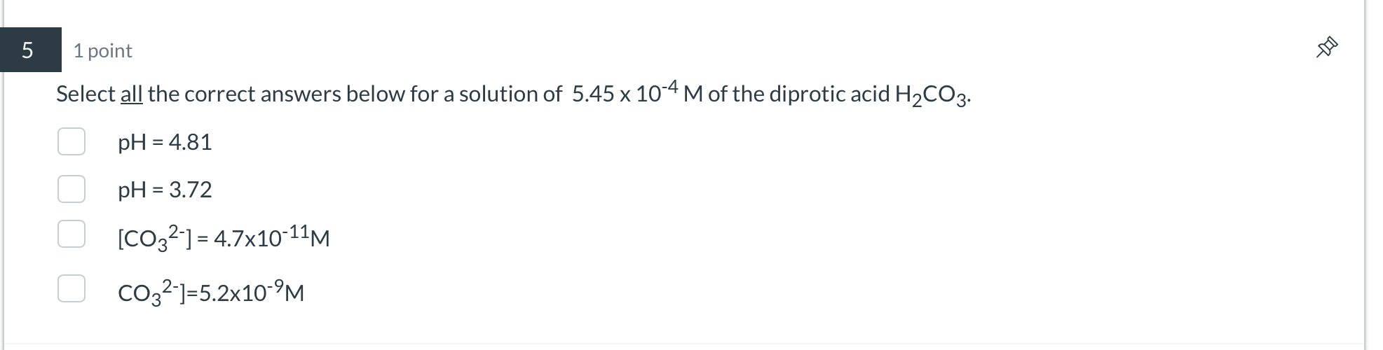 Solved 5 pointSelect all the correct answers below for a | Chegg.com Solved 5 pointSelect all the correct answers below for a | Chegg.com