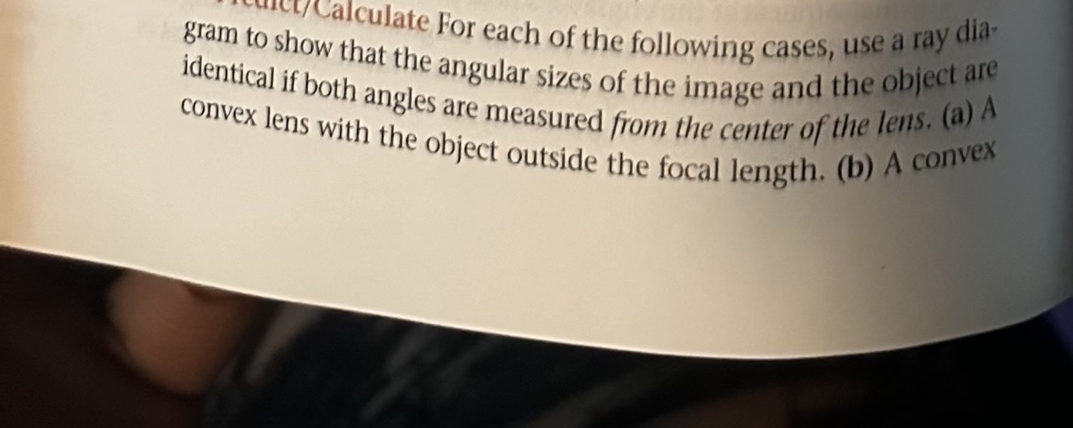 gram identical show that the angular sizes of the | Chegg.com