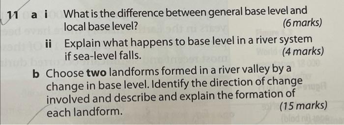 Solved 11 a i What is the difference between general base | Chegg.com