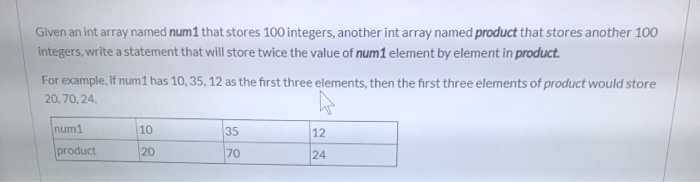 Solved Given the two-dimensional array above that is named | Chegg.com